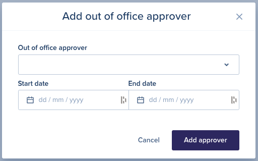 Set an out of office approver – Rydoo